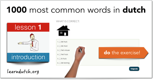 dutch-language-exercise-1 - Learn Dutch Online