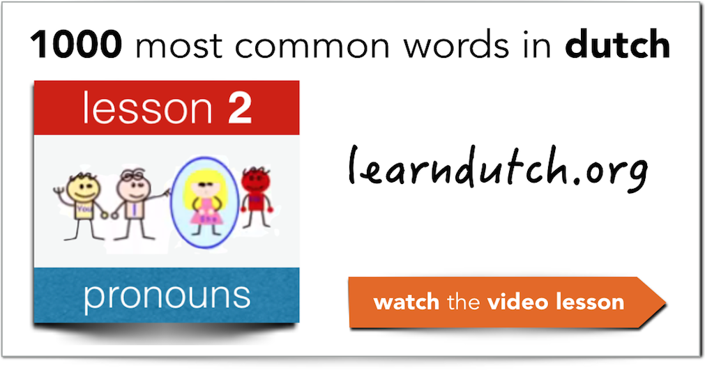 dutch-vocabulary-lesson-2 - Learn Dutch Online