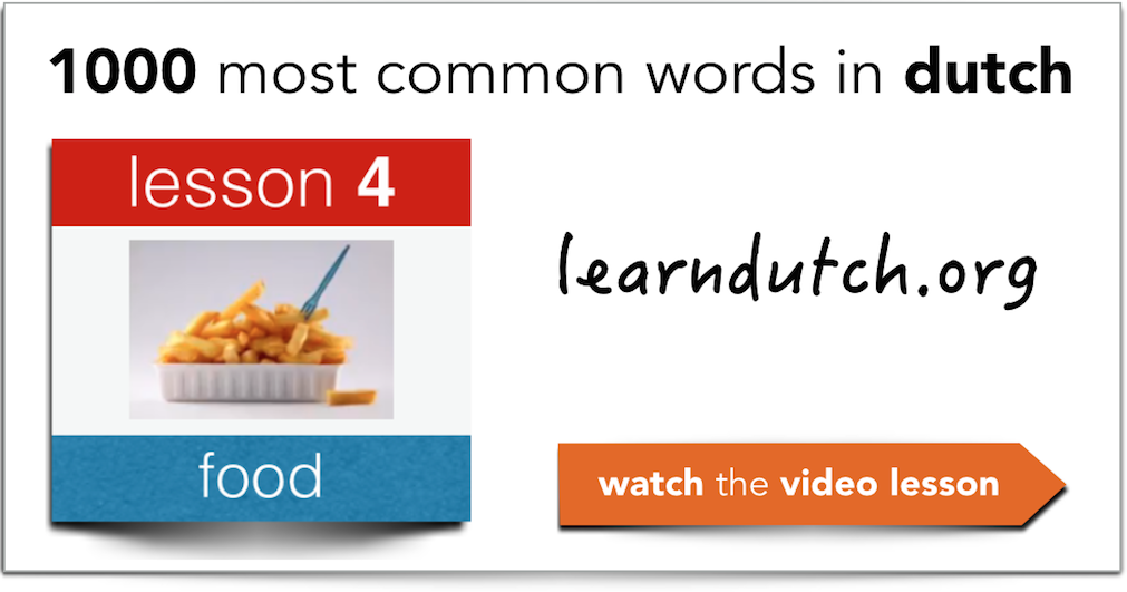 dutch-vocabulary-lesson-4 - Learn Dutch Online