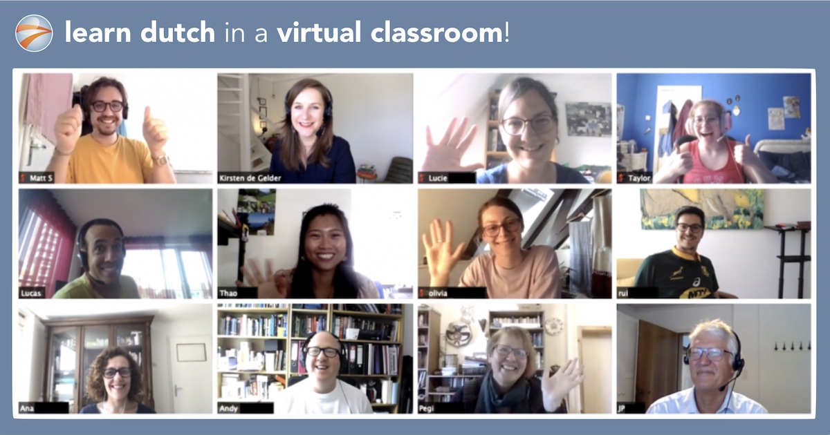 Learn Dutch from home: join our virtual classrooms!