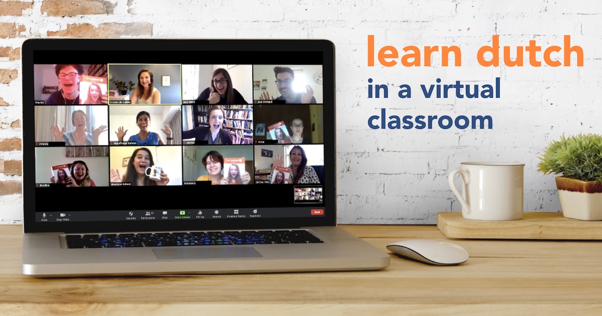 Learn Dutch from home: join our virtual classrooms!