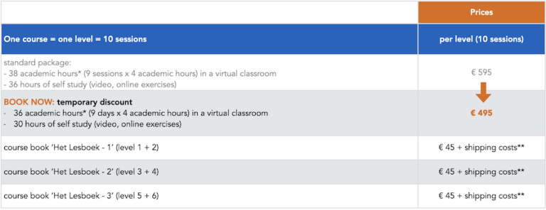 Learn Dutch from home: join our virtual classrooms!
